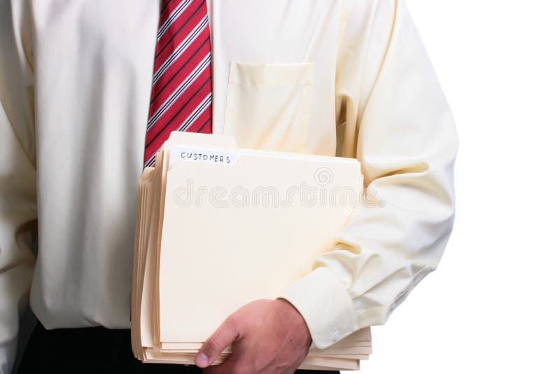 Man holding folders stock image. Image of file, paperwork - 15797517