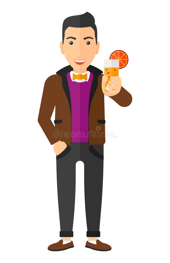 Cartoon Man Drinking Alcohol Stock Illustrations – 2,047 Cartoon Man ...