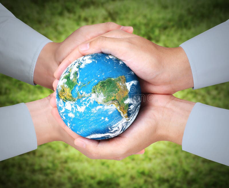 Man holding global stock image. Image of individuality - 45404567