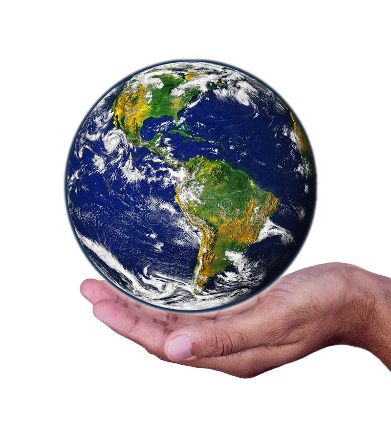 Man Holding Globe on His Hand Stock Image - Image of people, authority ...