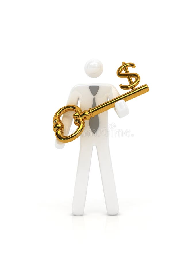 Man Holding Gold Key Stock Illustrations – 321 Man Holding Gold Key ...