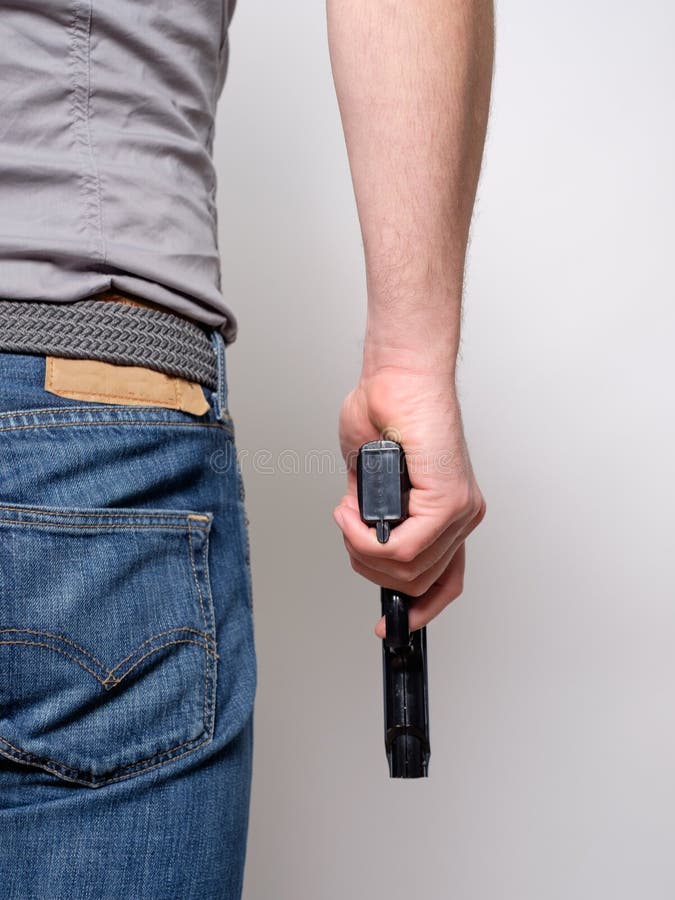 Man Pulling Out Gun Ready To Shoot Stock Photos - Free & Royalty-Free ...