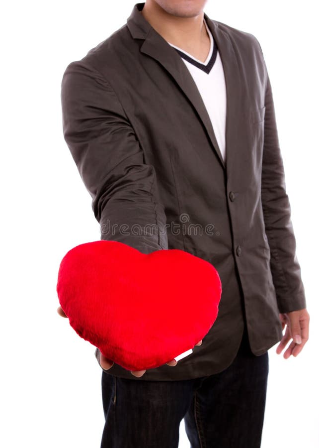 250 Man Holding Heart Shape Pillow Stock Photos - Free & Royalty-Free ...