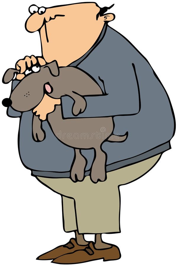 Dog Man Scratch Stock Illustrations – 22 Dog Man Scratch Stock ...