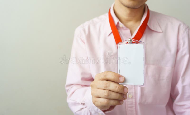 Man holding id card. stock photo. Image of accessibility - 103048238