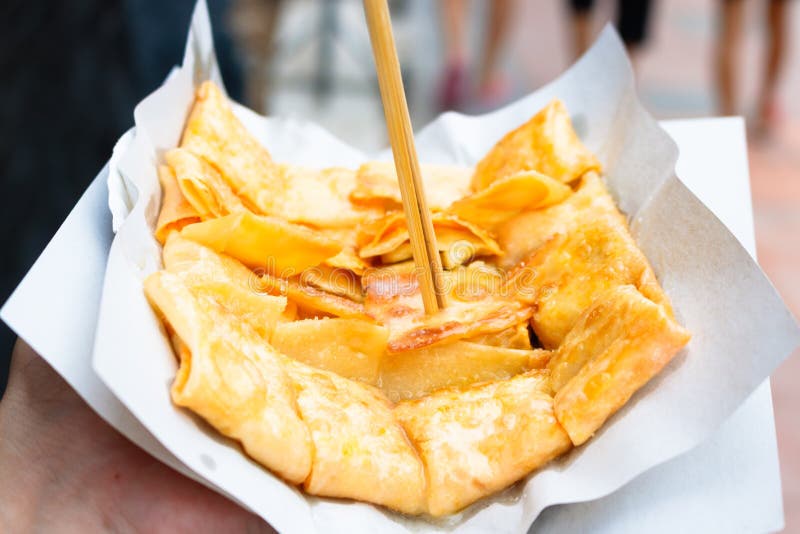 Man Holding Indain Roti Parata with Sweet Stock Image - Image of asian ...