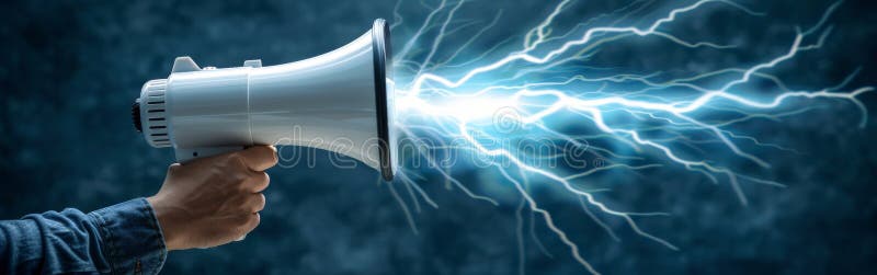 Megaphone Sound Lightning Bolts Stock Photos - Free & Royalty-Free ...