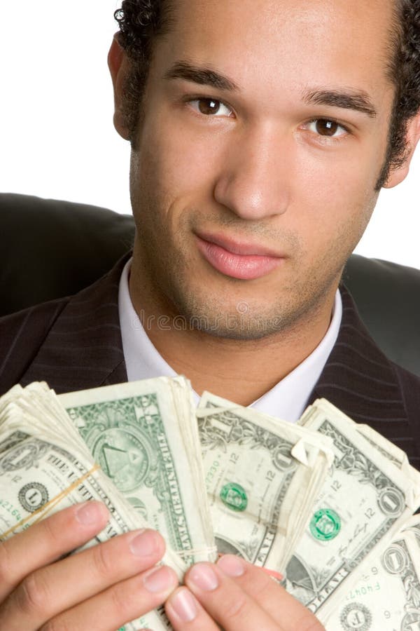 Man with Money stock photo. Image of young, businessman - 3840520