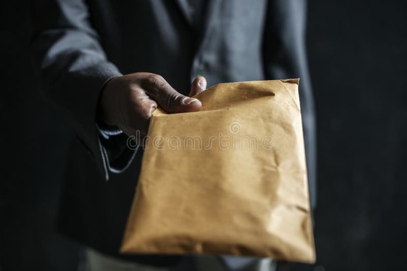 Package/Parcel at Door stock image. Image of paper, large - 8492327