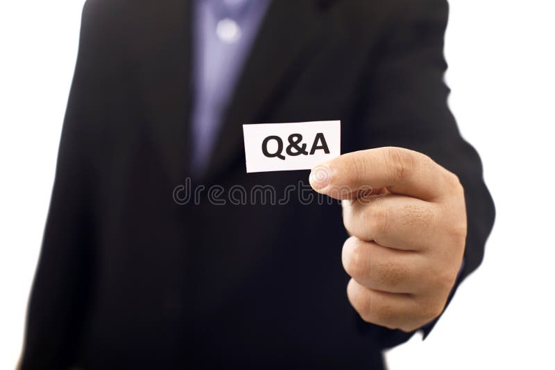 Man Holding Paper Q Text Stock Photos - Free & Royalty-Free Stock ...