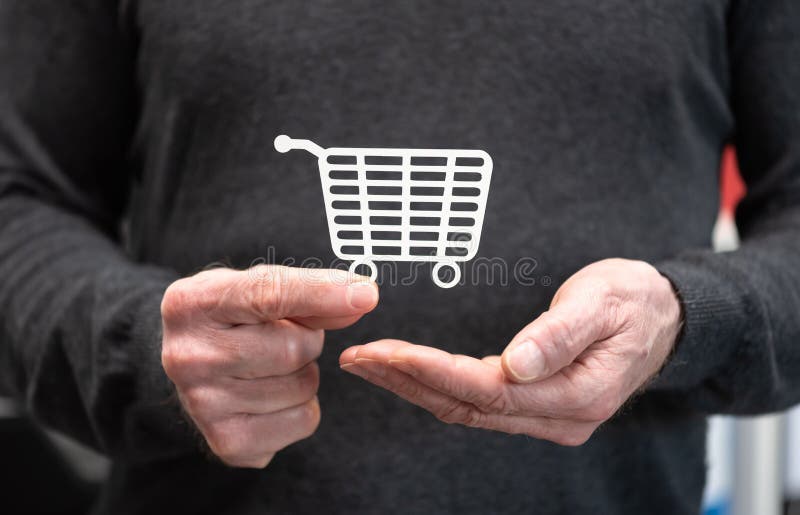 Concept of secure purchase stock photo. Image of consumer - 182920870