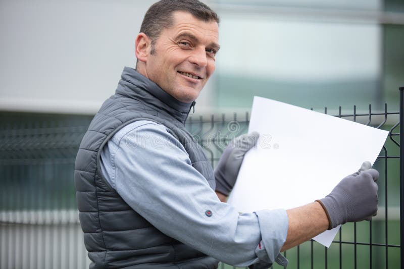 Smiling Fence Installer Stock Photos - Free & Royalty-Free Stock Photos from Dreamstime