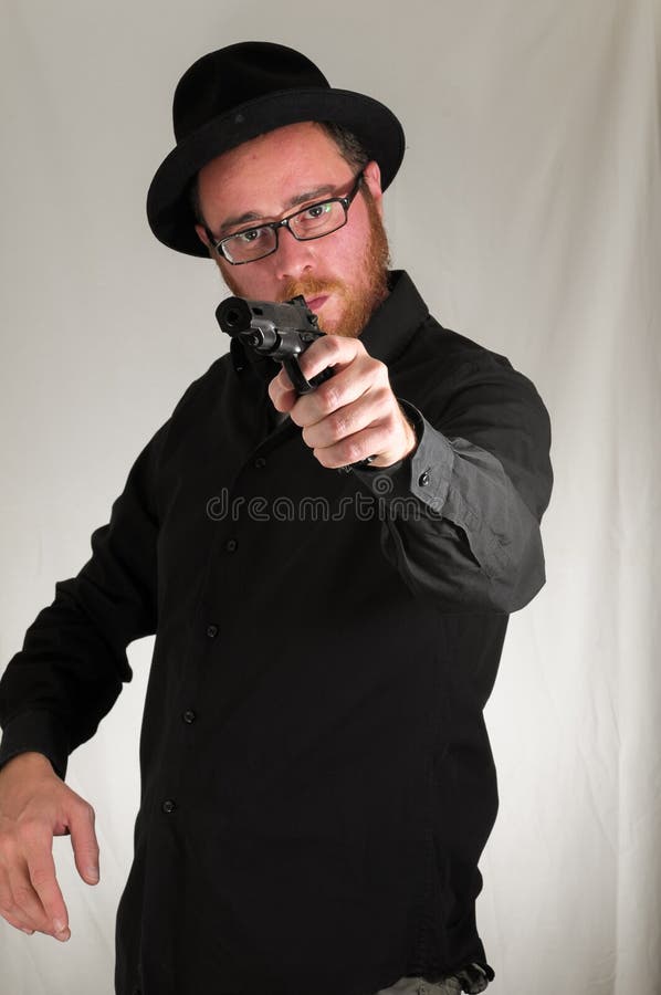 Man Holding a Pistol Gun stock photo. Image of handgun - 38271752