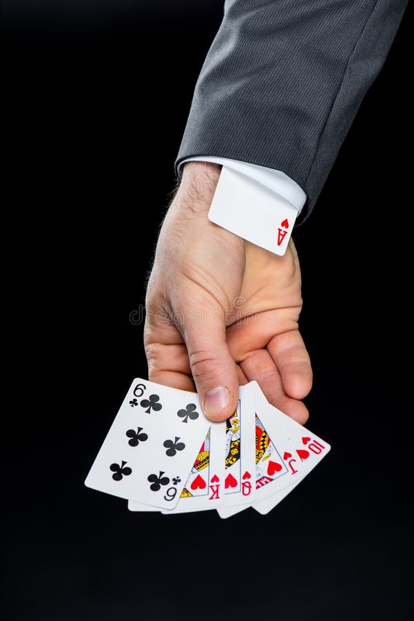 Man holding playing cards stock photo. Image of cards - 84046744