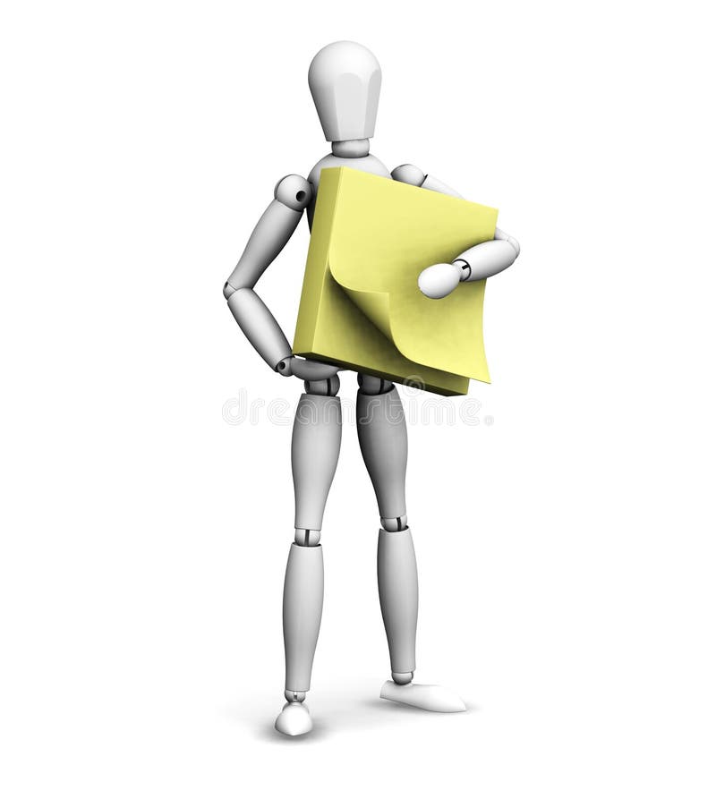 3d Man Notes Stock Illustrations – 372 3d Man Notes Stock Illustrations ...