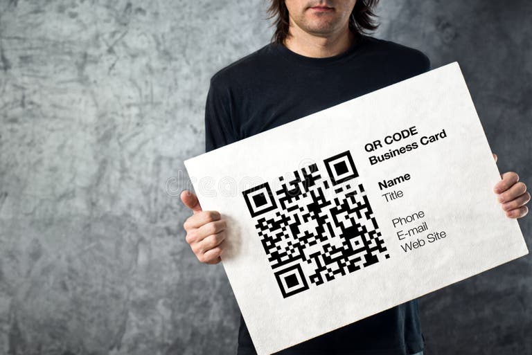 382 Qr Code Business Card Stock Photos - Free & Royalty-Free Stock ...