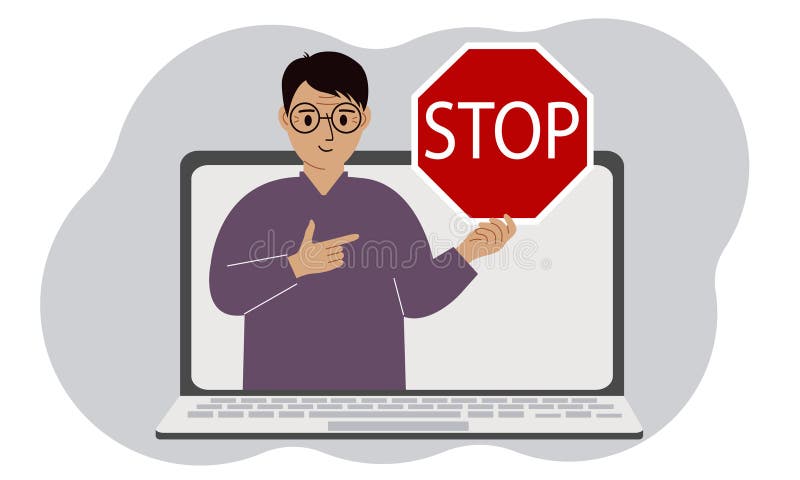 Cartoon Error Laptop Screen Virus Stock Illustrations – 147 Cartoon ...