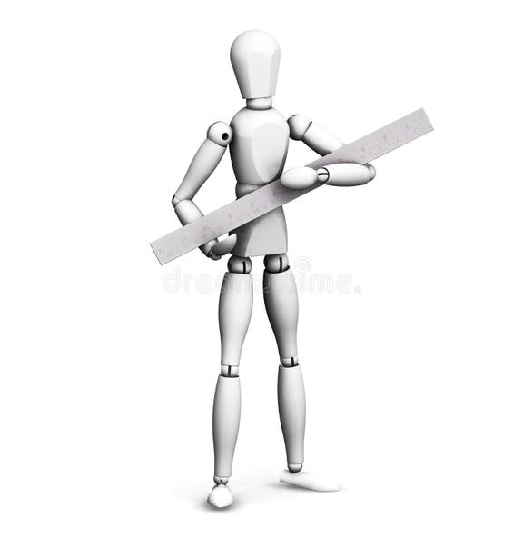Man Holding Ruler Stock Illustrations – 416 Man Holding Ruler Stock ...