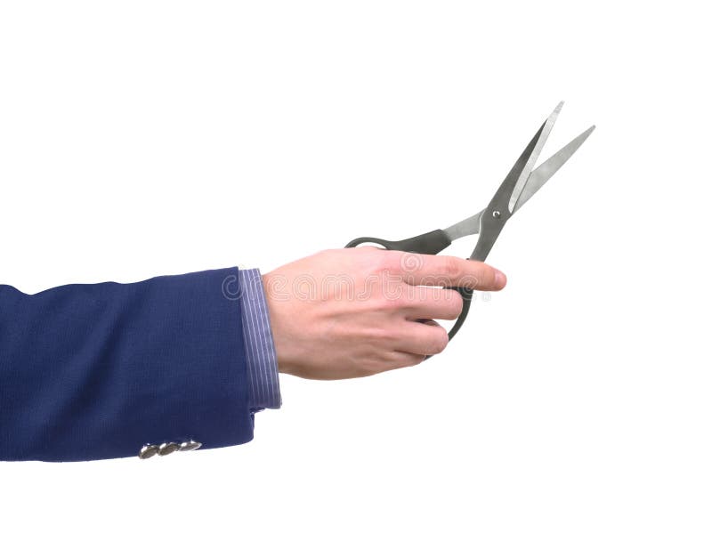 Man holding scissors stock image. Image of person, face - 23328569