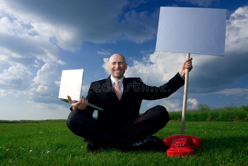Man holding sign stock photo. Image of person, asking - 3038746