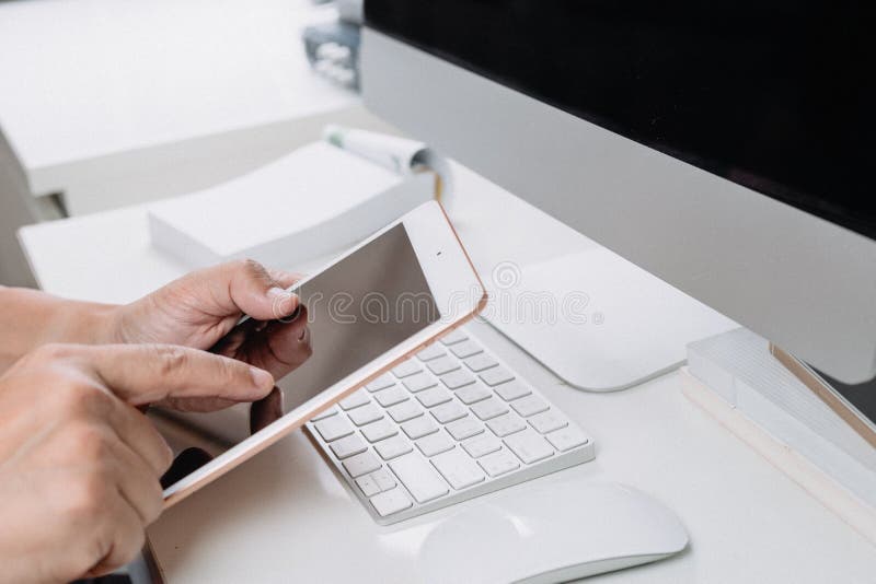6,199 Man Holding Desktop Computer Stock Photos - Free & Royalty-Free ...
