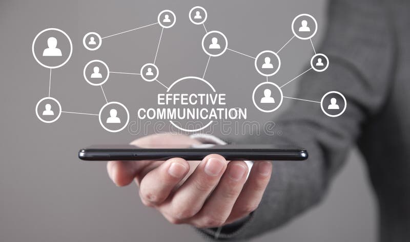 Effective communication stock image. Image of connection - 8308859