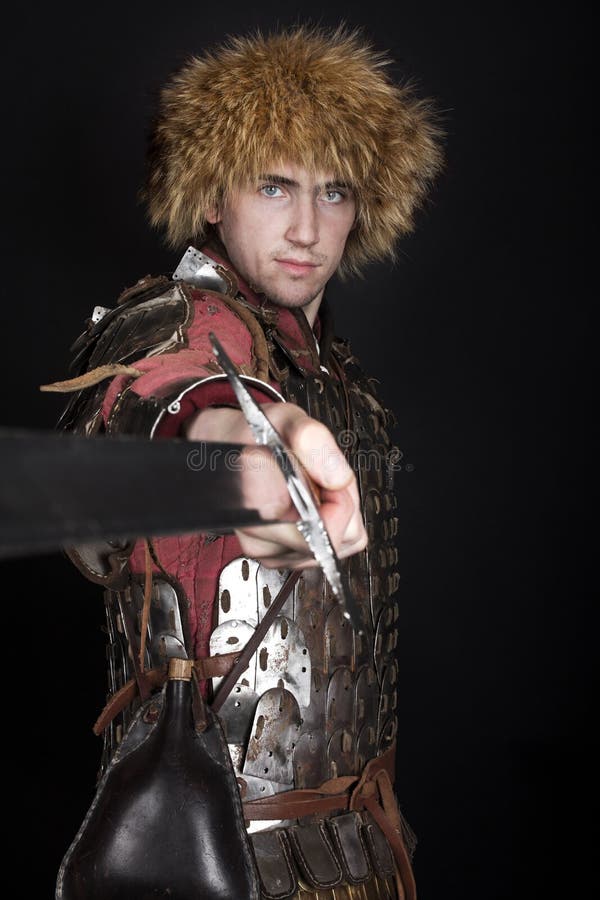 Man holding a sword stock photo. Image of male, knight - 19519948