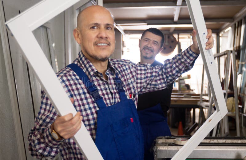 213 Man Holding Plastic Window Frame Stock Photos - Free & Royalty-Free ...