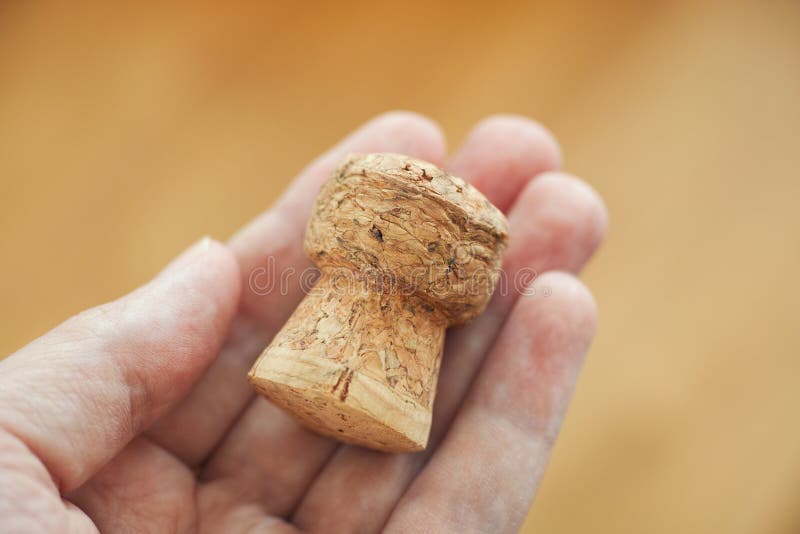 Man Holding a Wine Cork in His Hand Stock Image - Image of open, cork ...