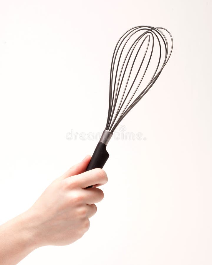 A man holding wire beater stock image. Image of kitchen - 17519597