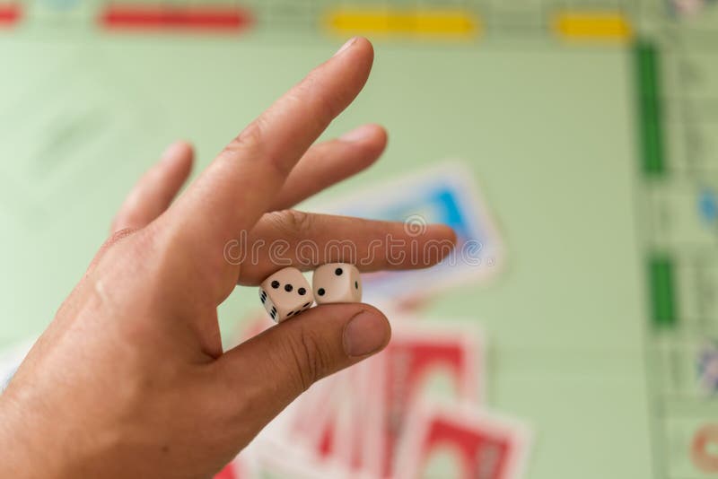 Man Holds the Dice. Hand with Dice Stock Photo - Image of dices, hands ...