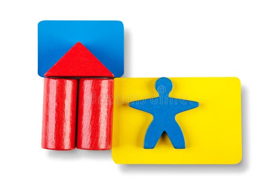 Man and home. stock image. Image of construction, childhood - 28752309