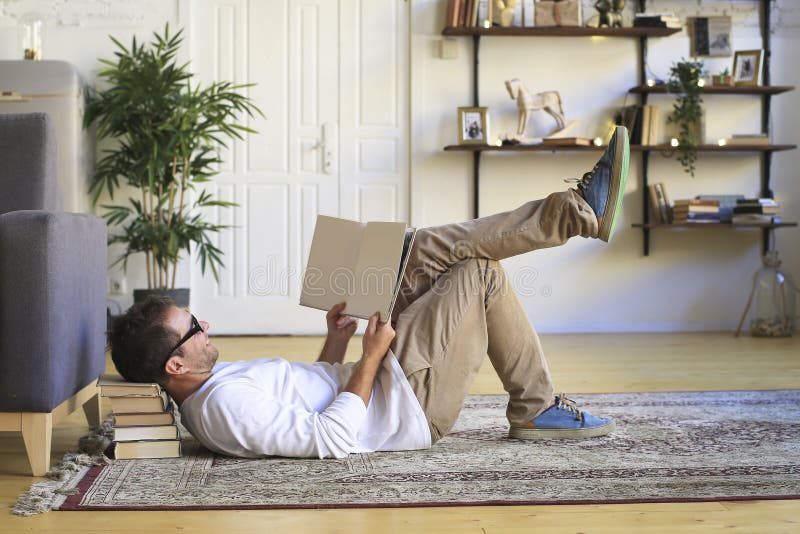 Man of the House during a Break Stock Image - Image of happiness ...
