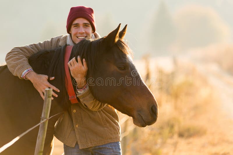 Woman and horse stock image. Image of blond, brown, stallion - 17524189