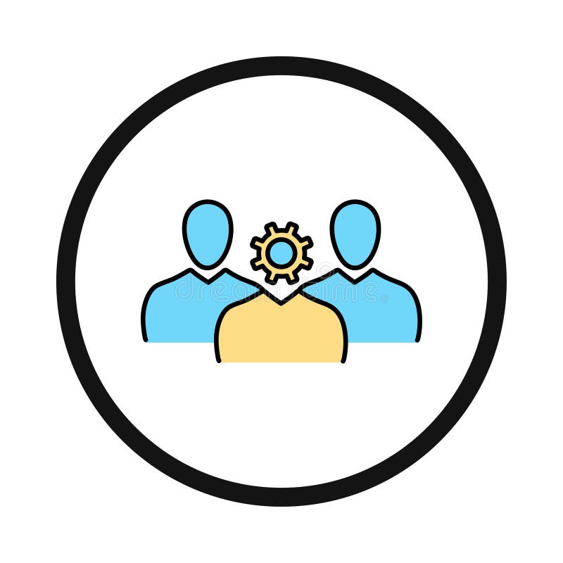 Man , Human, Gear, Head, Human Resources Management Icon Stock Vector ...