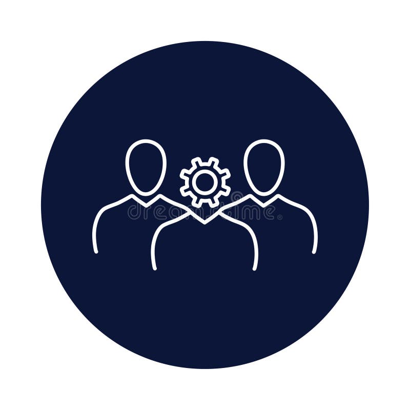 Man , Human, Gear, Head, Human Resources Management Icon Stock Vector ...