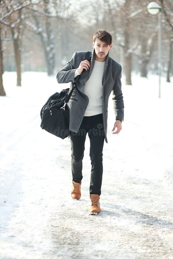 Man is hurry walking stock photo. Image of outdoor, flight - 85867002