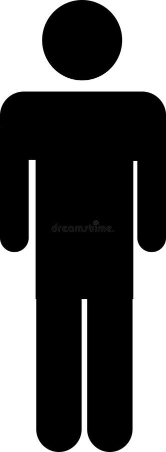 Man Icon, Persons Symbol, Single Person Sign Stock Vector ...