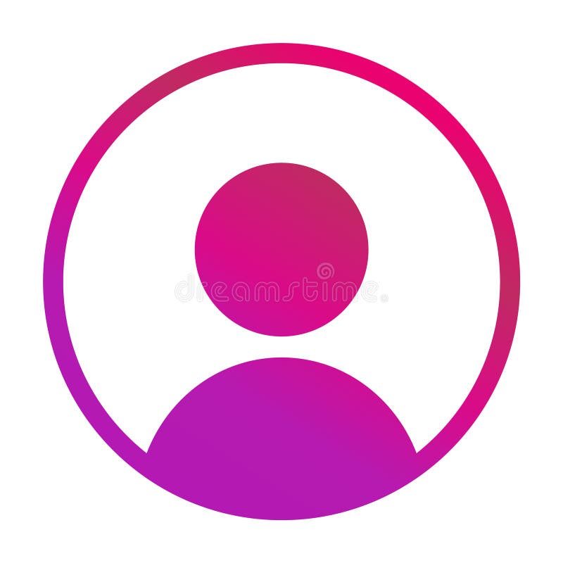 Man Icon Profile Member User. Perconal Symbol Vector on White Isolated ...