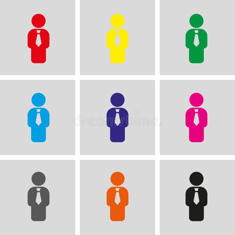 Man Icon Stock Vector Illustration Flat Design Stock Vector ...