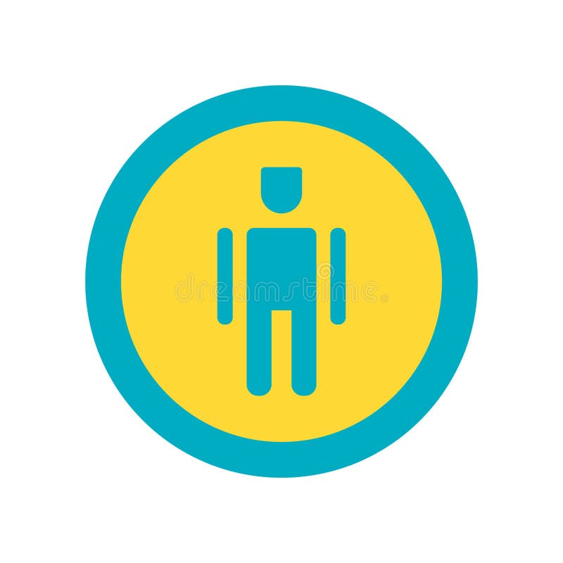 Man Icon Vector Isolated on White Background, Man Sign Stock Vector ...