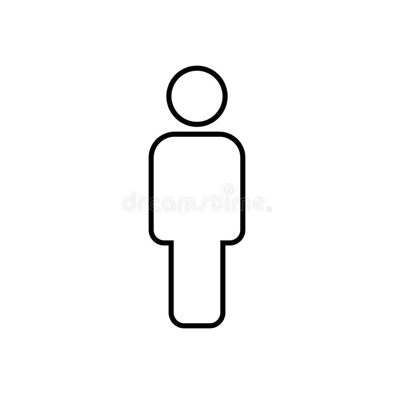 Man Icon Vector. Vector Web Design Stock Vector - Illustration of male ...