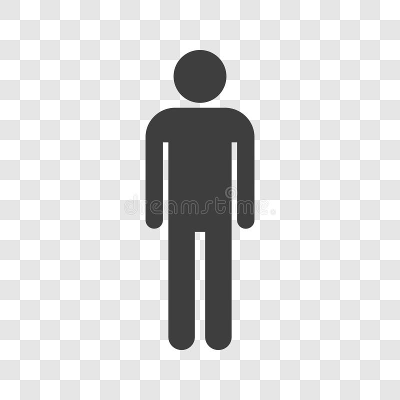 Man Icon on White Background Stock Vector - Illustration of profile ...