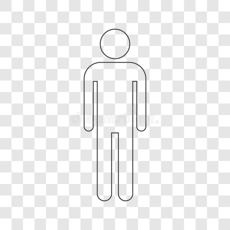 Man Icon on White Background Stock Vector - Illustration of design ...