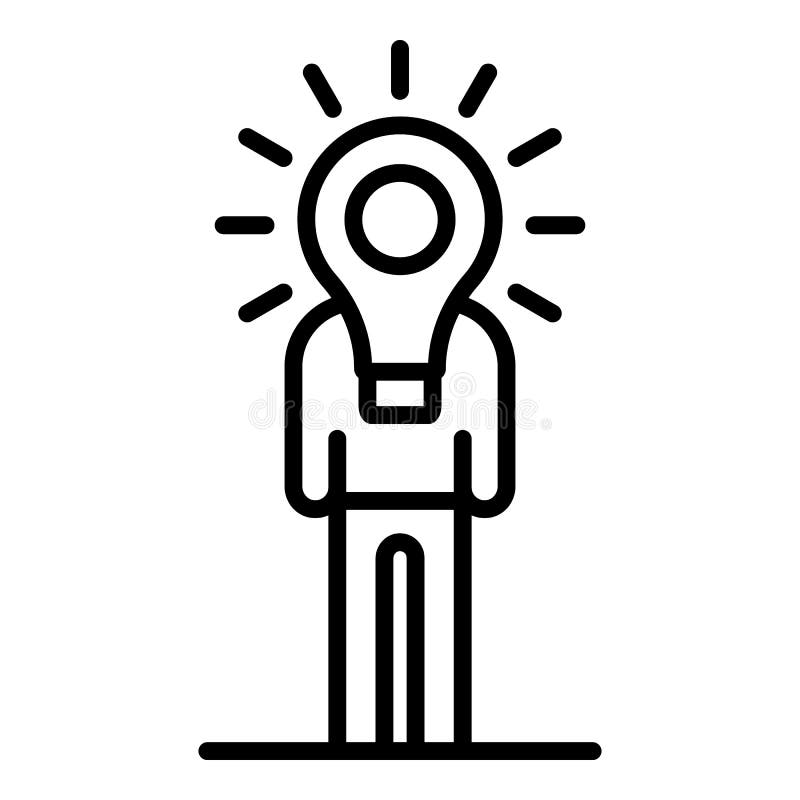 Stick Man Lightbulb Idea Stock Illustrations – 130 Stick Man Lightbulb ...