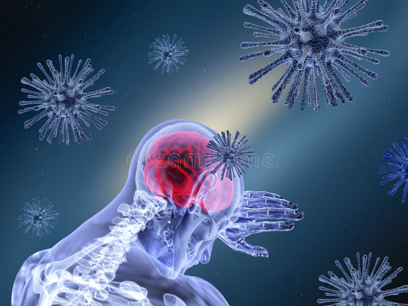 Brain Fighting with Obstacle Stock Vector - Illustration of obstacle ...