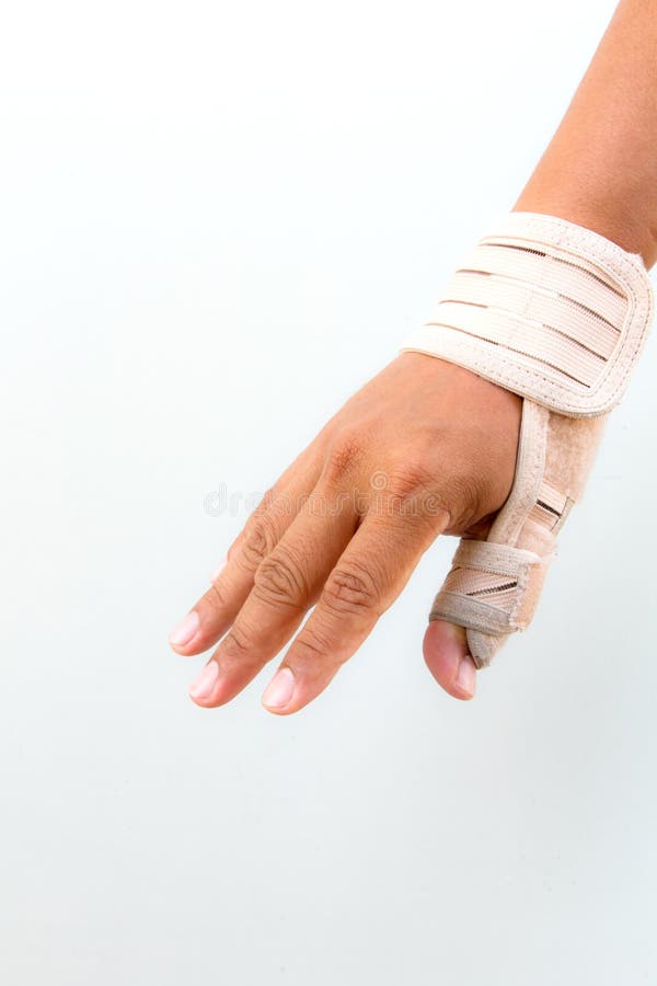 Man injury hand finger stock image. Image of sling, skin - 30781007