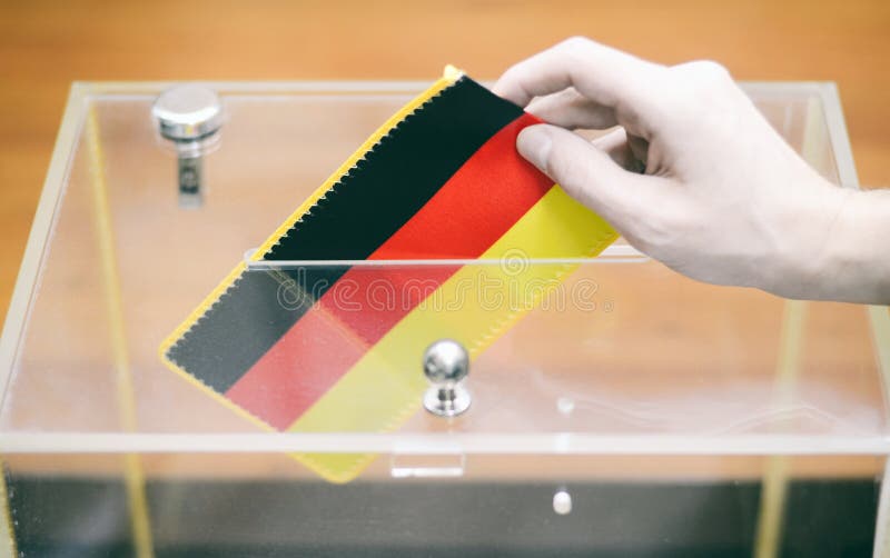 Voting , Elections in Germany. Stock Photo - Image of data, hand: 114197770
