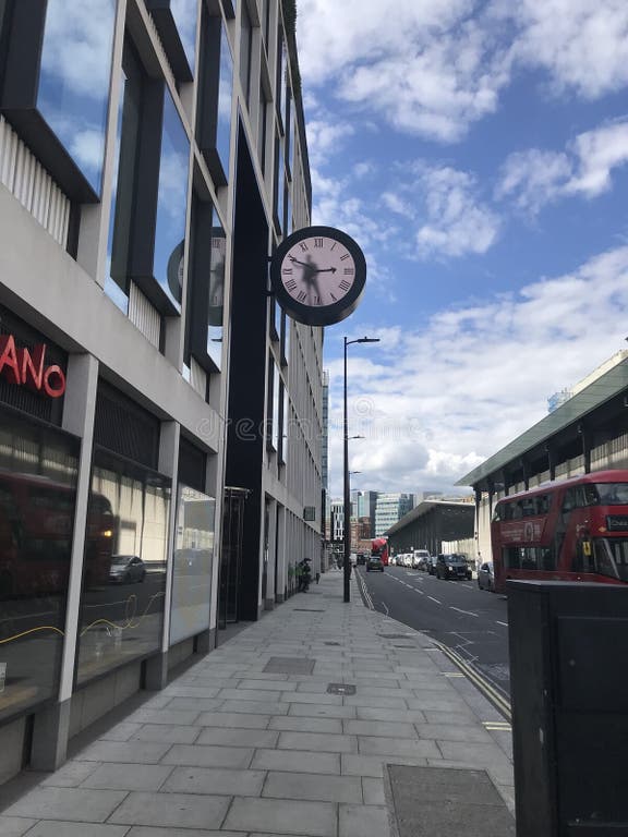 The Man Inside Clock in London Editorial Photography - Image of london ...