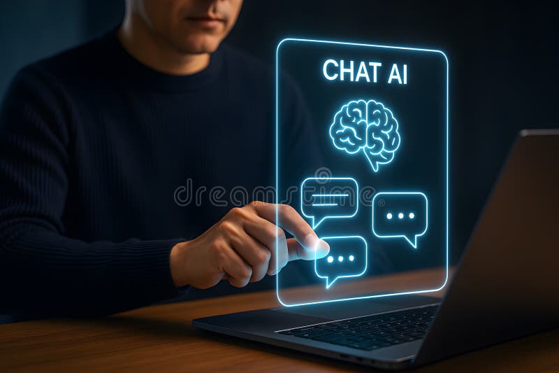 Chat Ai Technology Concept Using Artificial Intelligence for ...